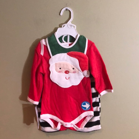 Bon Bebe | Matching Sets | Nwt 3 Piece Bon Bebe Christmas Set | Poshmark